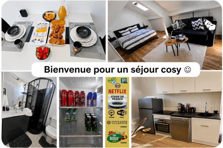 Logement Indépendant Calme Cosy Parking - Villepinte