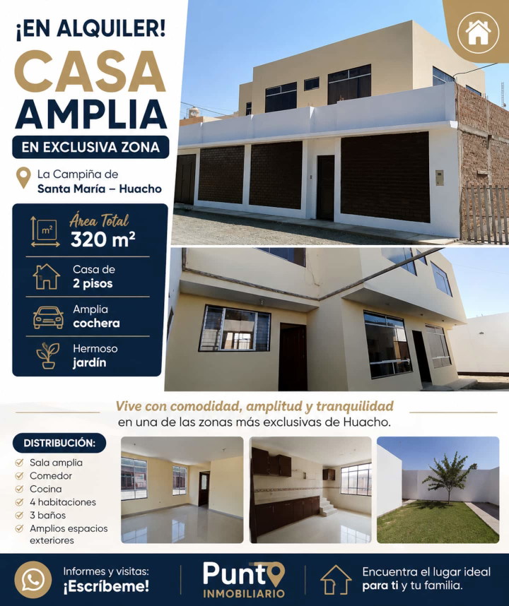 Casa Amplia En Santa María-huaura/huacho-lima - Huacho