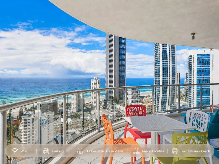Ocean View 3br Walk To Cavill Ave & The Beach - Surfers Paradise