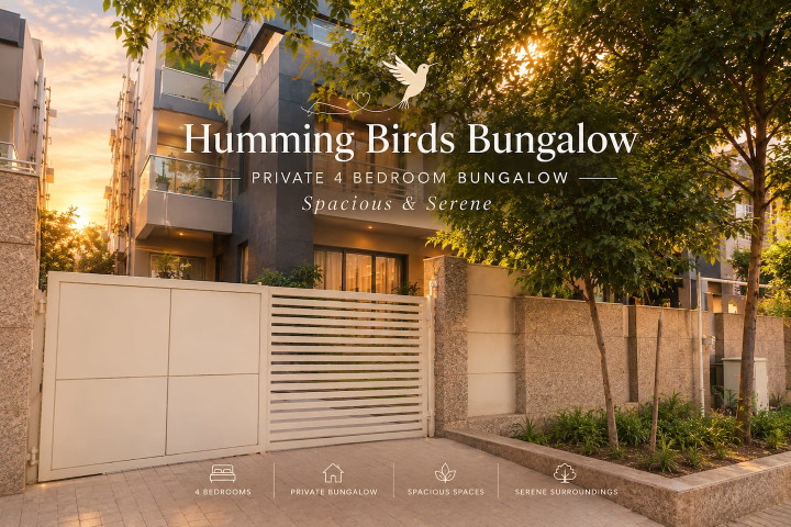 Private 4-bedroom Bungalow | Spacious & Serene - Ahmedabad