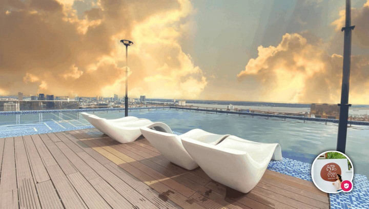 Brand New 1-bed Studio Infinity Pool Down To $24/n - Phnom Penh
