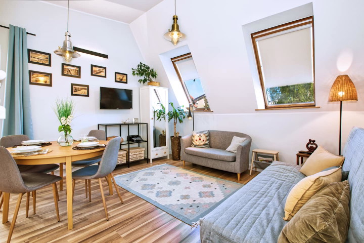 "Atico" - Słoneczny Apartament Sterowy Z Balkonem - Władysławowo