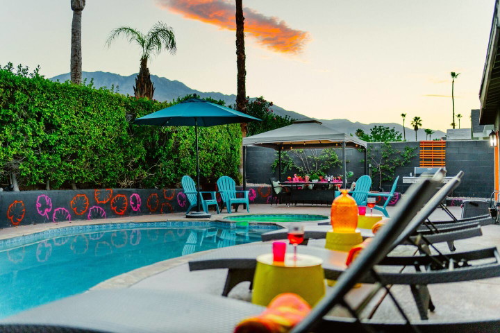 Retro Palm Springs Oasis | Pool  Spa  Game Room - Palm Springs, CA