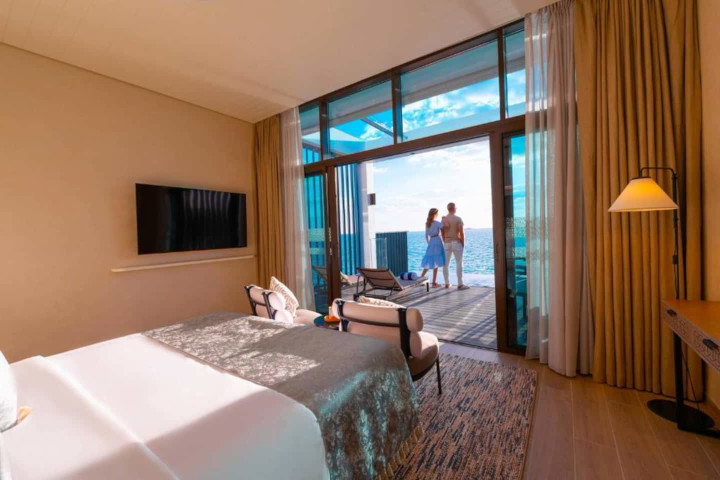 Two Bedroom Over Water Villa Near Surf Abu Dhabi -