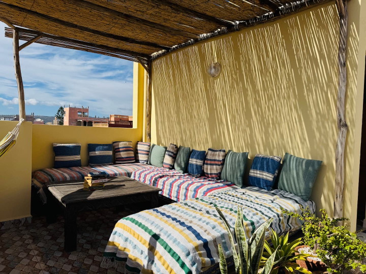 Cozy & Calm Apartment With Ocean View Terrace - Taghazout