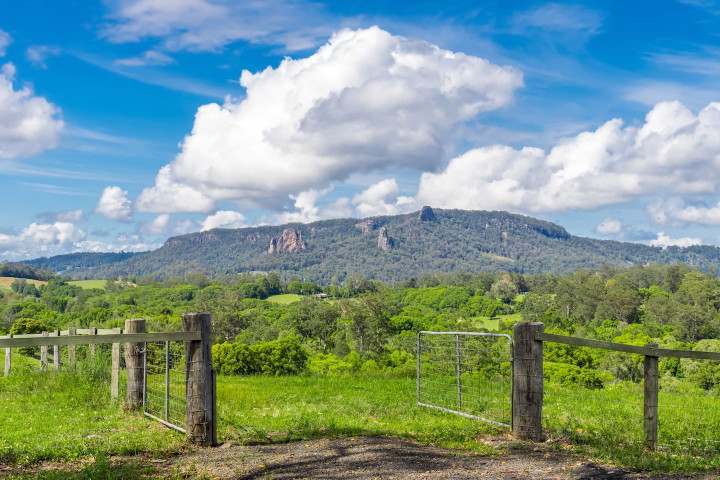 Rural Views Next To Town - Nimbin
