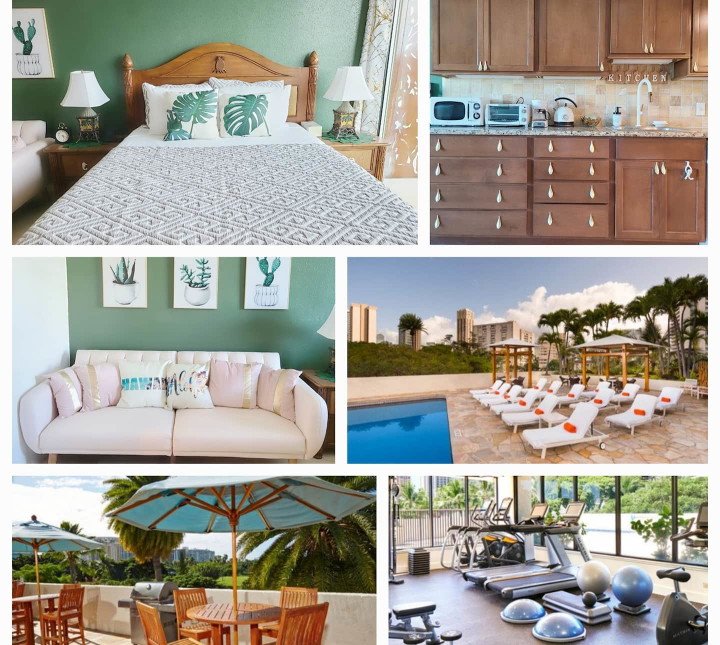 Waikiki Ocean View W/free Parking/kitchen/gym/pool - Honolulu, HI