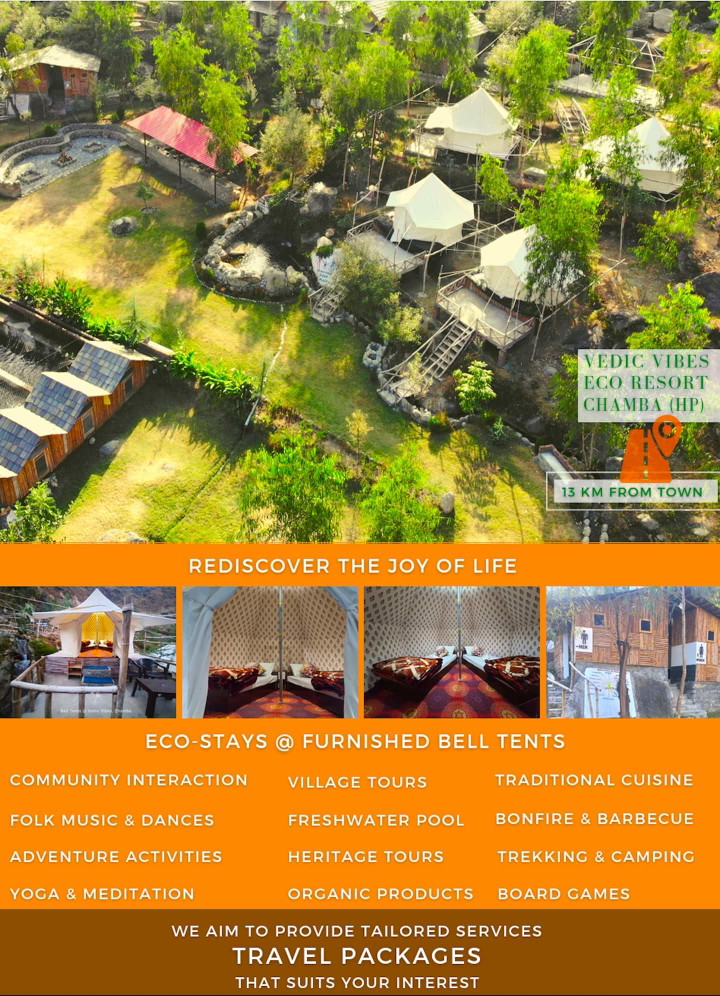 Private Tent-4 - Vedic Vibes Eco Resort -Chamba-hp - Chamba