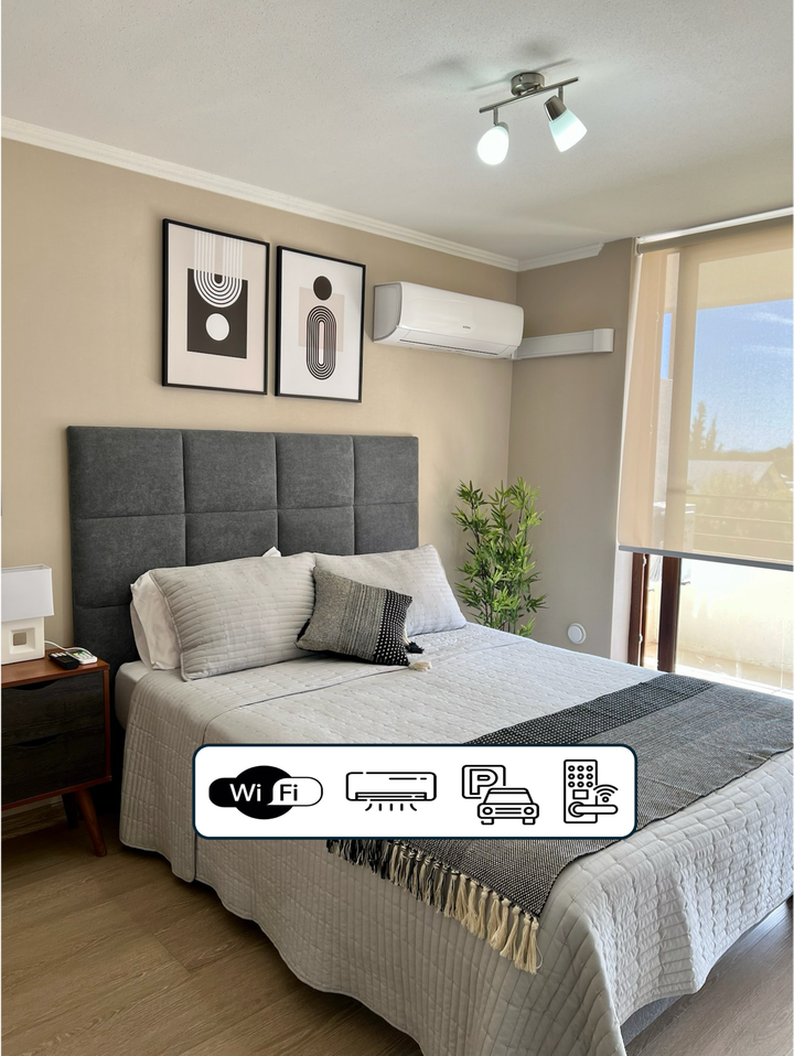 Flat With "Parking + A/c + Wi-fi" - Chillan