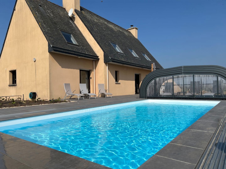 Villa14 Personnes Vue Mer Avec Piscine Chauffée - Pleubian