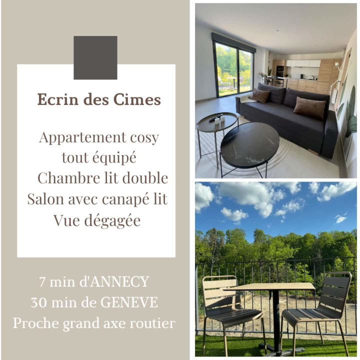 Beautiful Cozy Apartment - Ecrin Des Cimes -7 Min From Annecy - Argonay