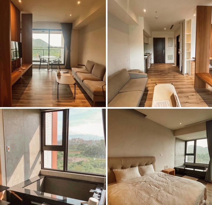 <Pure Hot Spring House @ Yilan Tou City> Hot Spring (1-3 People)/15 Ping/scenic Balcony/pet-friendly - Paid Infinity Pool On The Top Floor - Taiwan