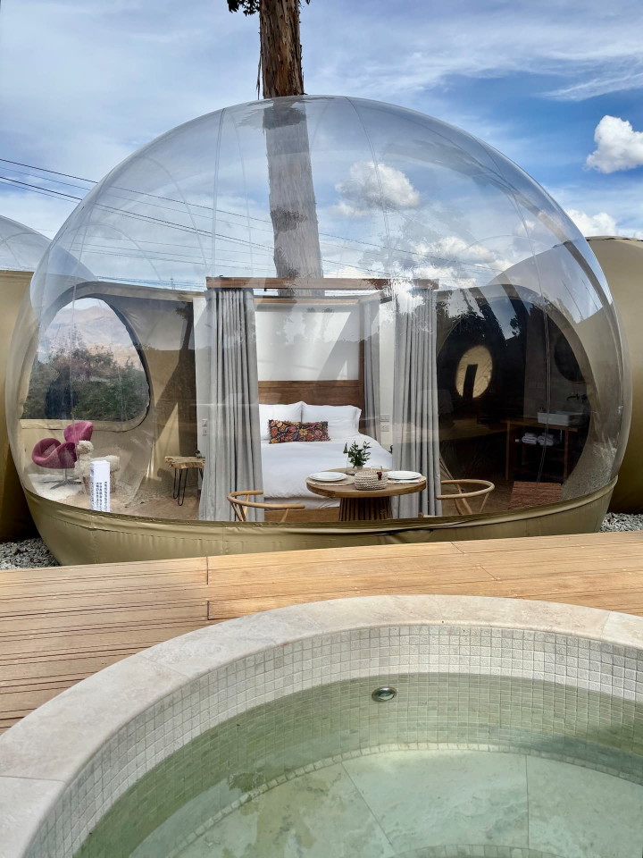 Andean Hot Tub Bubble  Stunning Views & Gardens - Peru