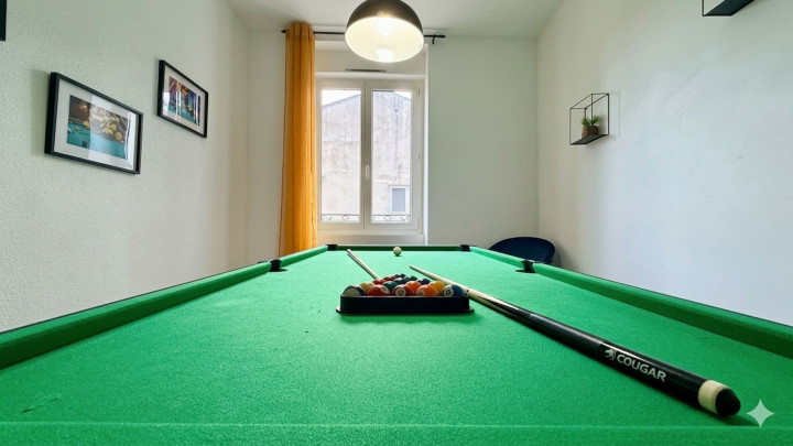 Billard & Arcade 2 Chambres Gare à 5 Min - Saint-Étienne