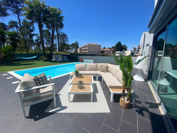Villa Paisible Proche Plage- Piscine - 4 Chambres - Azurara