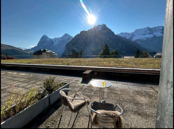 Cozy Studio With Mountain Views And Terrace - Lauterbrunnen