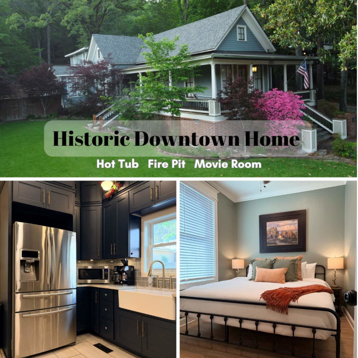 Historic Home - Walk To Downtown I Hot Tub - Lake Hamilton, AR