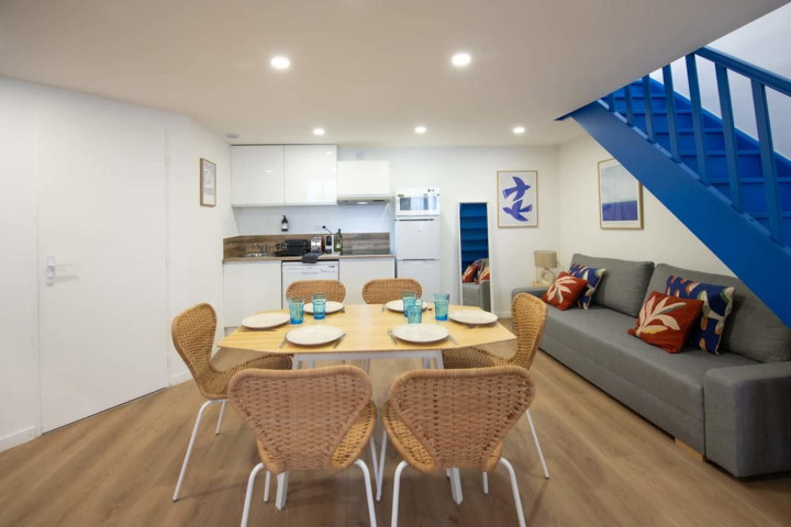 Casa Azul - Maisonnette Climatisée - 2 Chambres - Villeurbanne