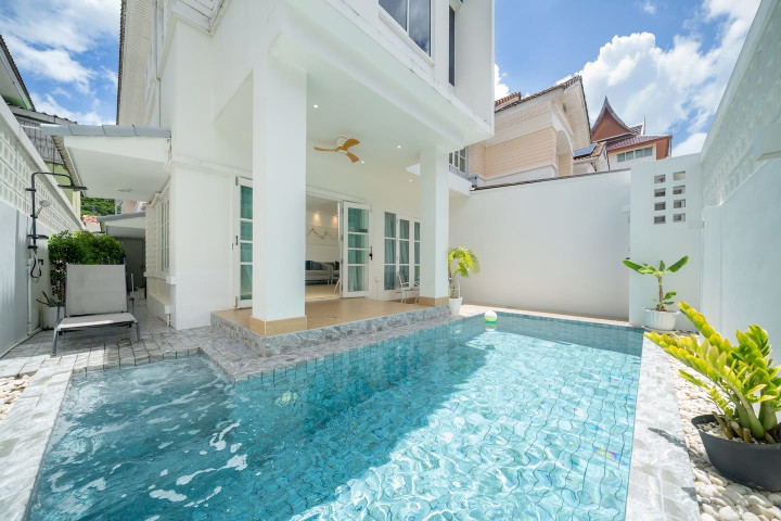 Villa Moderne Avec Piscine | 4 Ch | Près De La Plage Et De La Vie Nocturne - Patong Beach