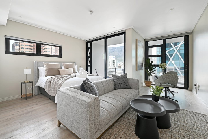 ÉLégant Appartement D'angle D'une Chambre | Rue Bree | Vue Sur La Ville Et La Montagne - Le Cap