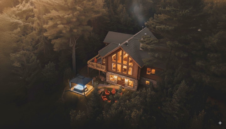 Chalet Authentik 50 | Jacuzzi, Heated Pools & Lake - Saint-Sauveur