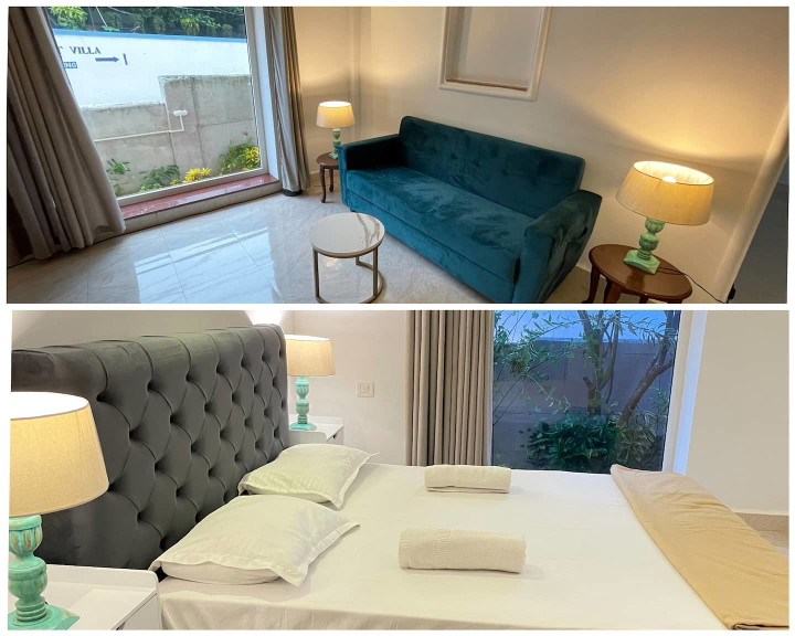 W1 (Plage/cuisine/onduleur/wifi/parking) Stawil Apt - Goa