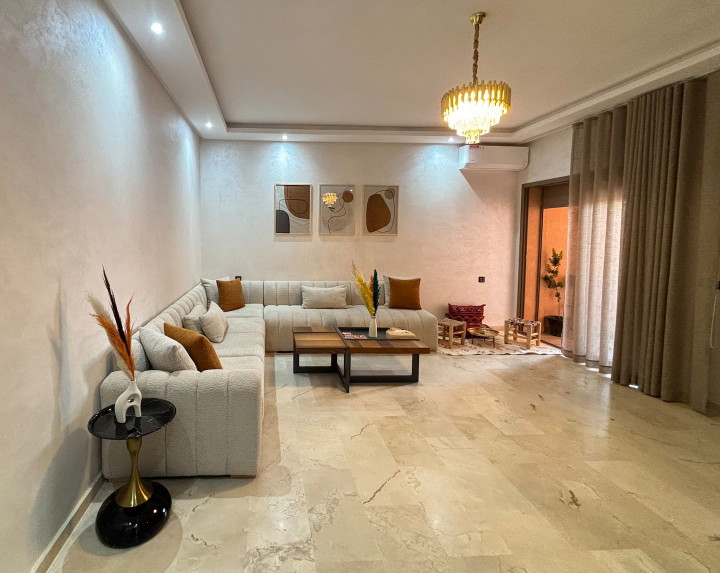 Spacious Apartment With Swimming Pool In Marrakech - Marrákes