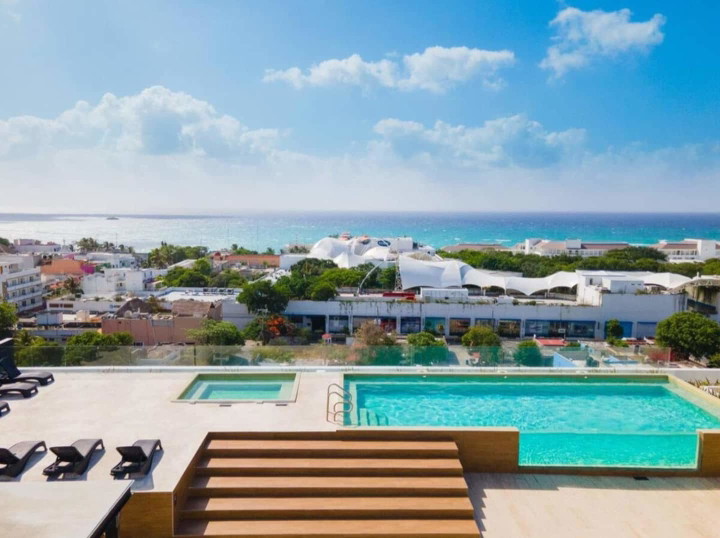1 Br - Rooftop Pool - Gym - Great Location Iii04 - Riviera Maya