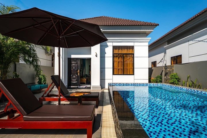 2bdrm Salt Water Pool 15 Mins Drive From Center - Cambodia
