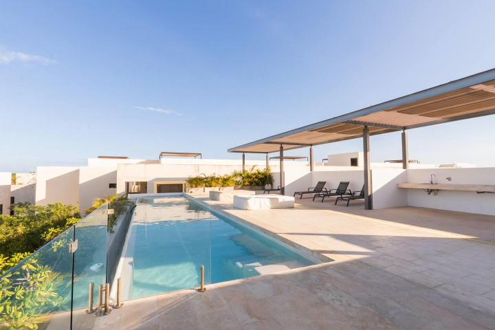 Studio Avec Lit King Size | Piscine à Débordement Sur Le Toit | Tulum - Riviera Maya
