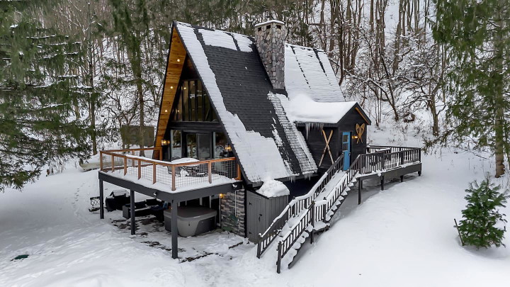 Ellicottville A-frame 4.7 Mi From Vlg W/hot Tub - Ellicottville, NY
