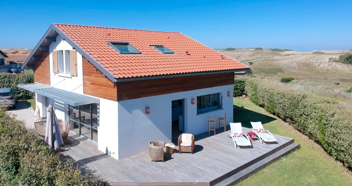 Villa De Plage Moderne à 150 M Du Surf Atlantique - Capbreton