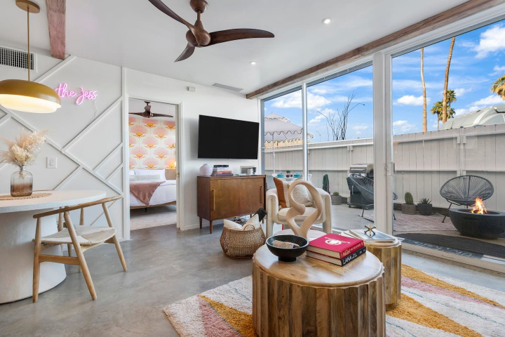 Boho Chic Condo At The Mid-century Ocotillo Lodge - パーム・スプリングス, CA
