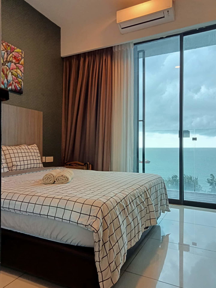 Direct Seaview Studio[*1 Bed/2 Pax/smart Tv]@pd - Port Dickson