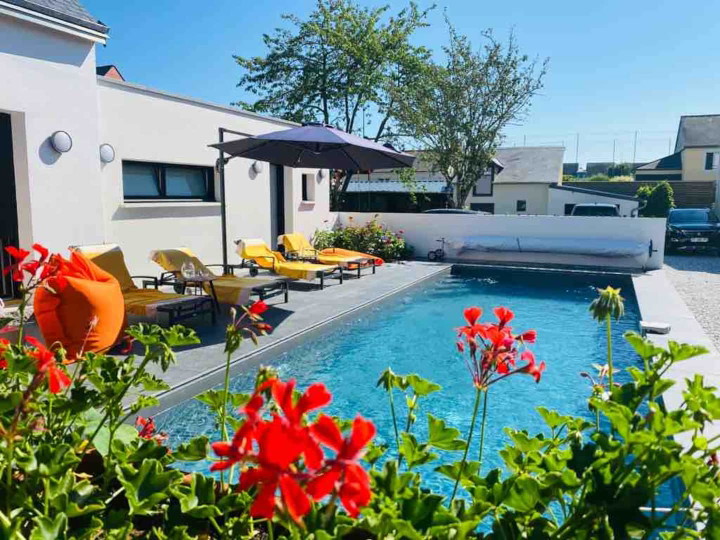 Belle Villa Contemporaine Avec Piscine Au Calme - Le Verger