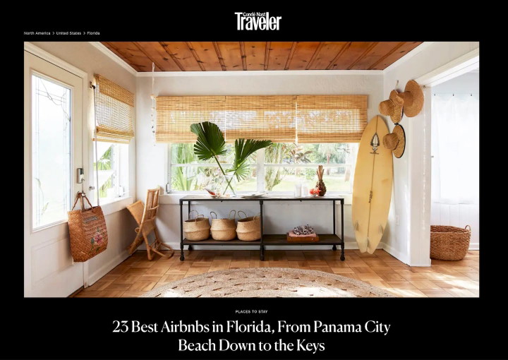Hibiscus House + A Very Chic Surf Shack - Melbourne Beach, FL