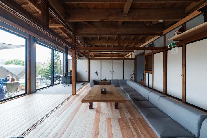 Azemichi Tabenuru: A Traditional Japanese House With Rice Fields, A Bonfire And A Sauna - Sendai