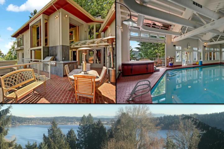 Oasis W/ Heated Indoor Pool, Hot Tub & Lake Views - Seattle, WA