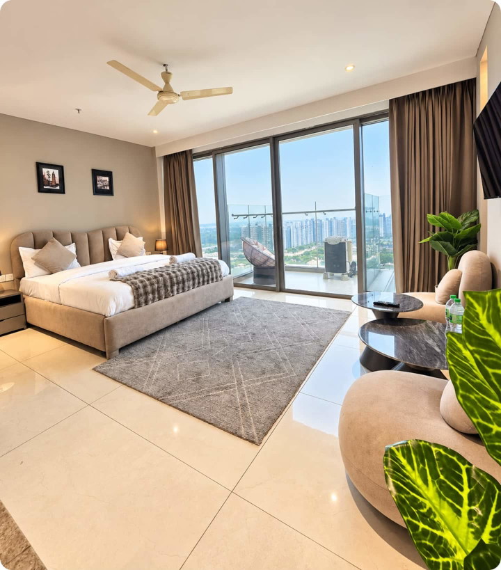 17 Sunset View Suite W/d Balcony & Infinity Pool - Gurugram