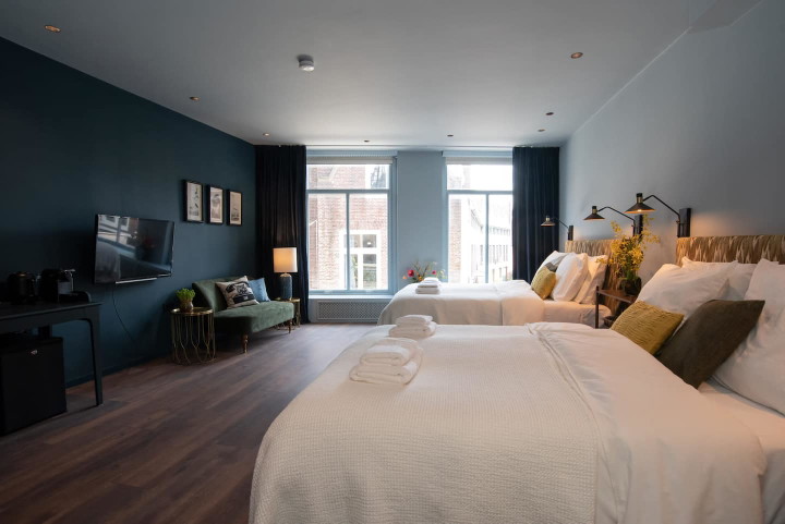 Six Boutique Hotel - Deluxe Quadruple Room - Haarlem
