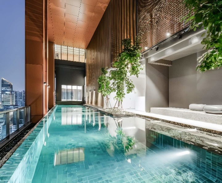 10/ City Center Bts Asoke Phrom Phong Sukhumvit Comfortable High-rise Apartment With Sky Pool - Bangkok