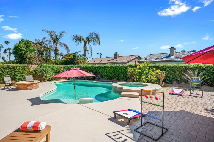 Near Tennis Garden | Pool, Spa & Games - Indio, CA