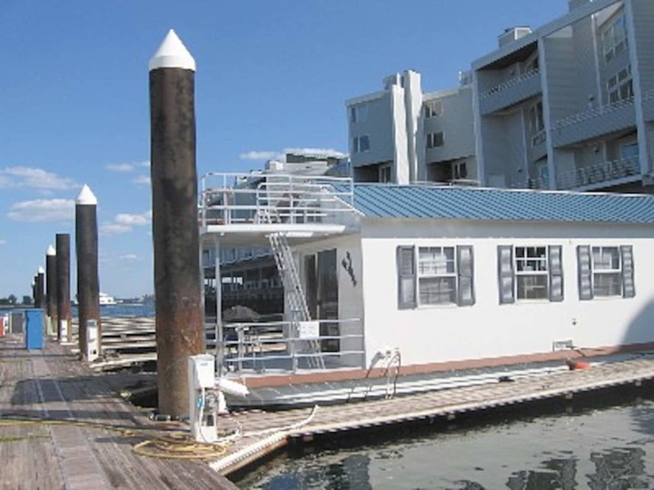 Houseboat In Boston Harbor - Boston, MA