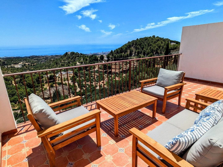 Incredible Sea View, 3 Terraces, Pool, Parking - Mijas