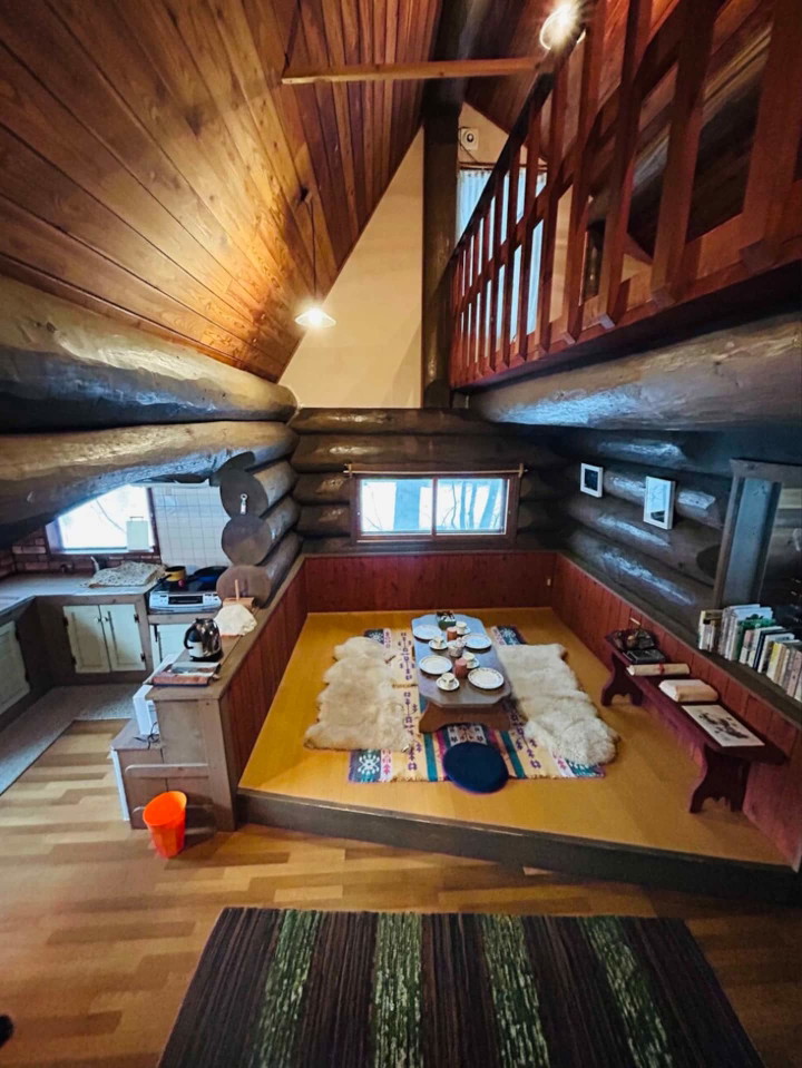 Shirokuma Sauna & Cafe Log House, One Whole House For Rent! Relax In A Property Surrounded By Forests - Myoko