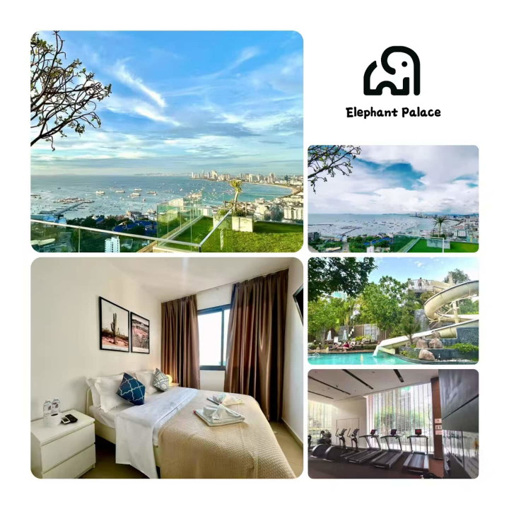 No38 (6p) Has 2 Bedrooms With 3 Queen-size Beds, A Large Swimming Pool, And Is Located In The City Centre, 500 Metres From Walking Street - Pattaya