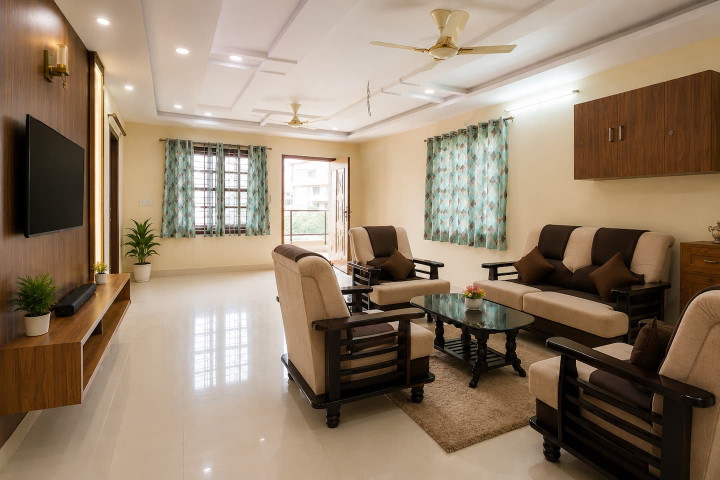 Flamingo Stays | Premium 3bhk Peaceful Apartment - Vijayawada
