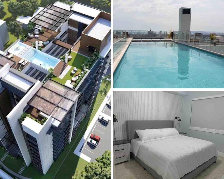 Modern 1 Brm Condo W/ King Bed & Rooftop Pool - Jamaica