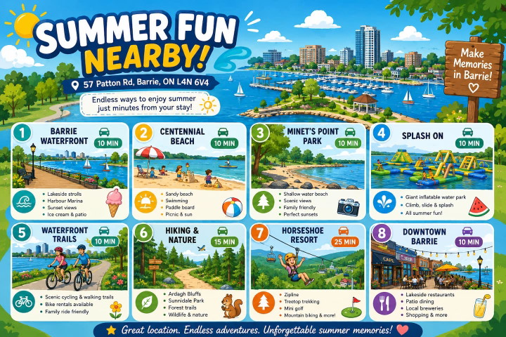 Summer Family Retreat-closed To Water Activites. - Barrie