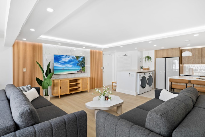 2bedroom(5 Beds)+2bath+1free Parking +Washer Dryer - Honolulu